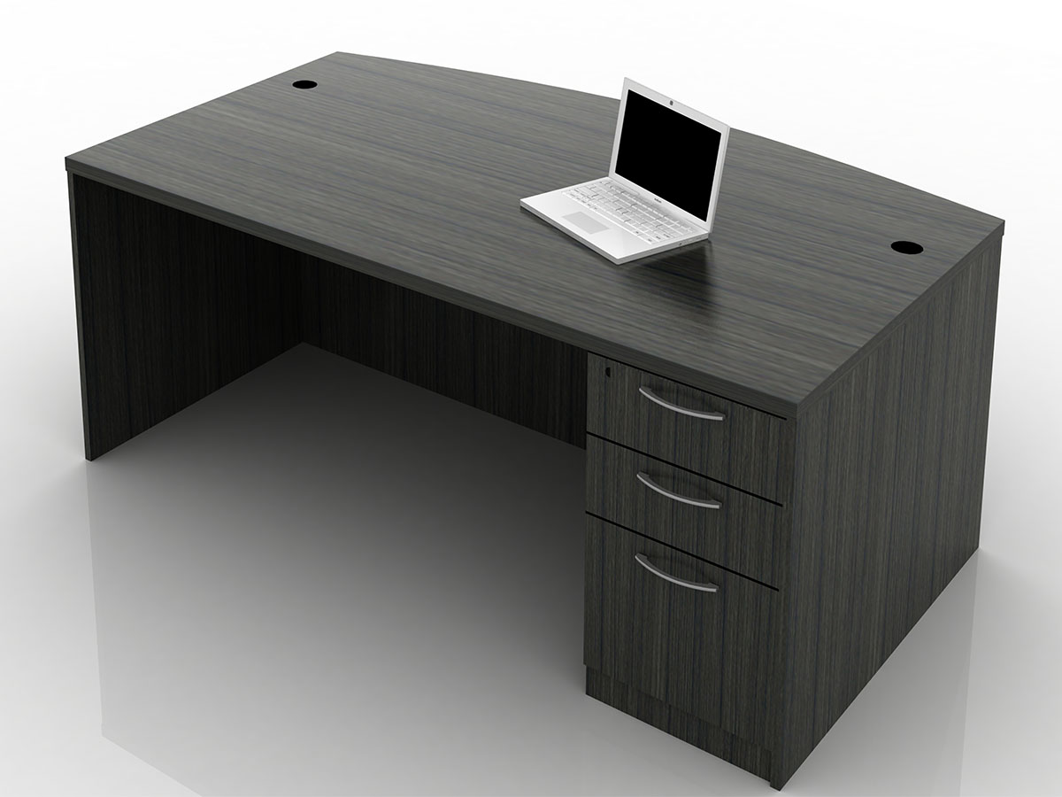 OFW TL Single Pedestal Desk with BBF 36x72 - OFW